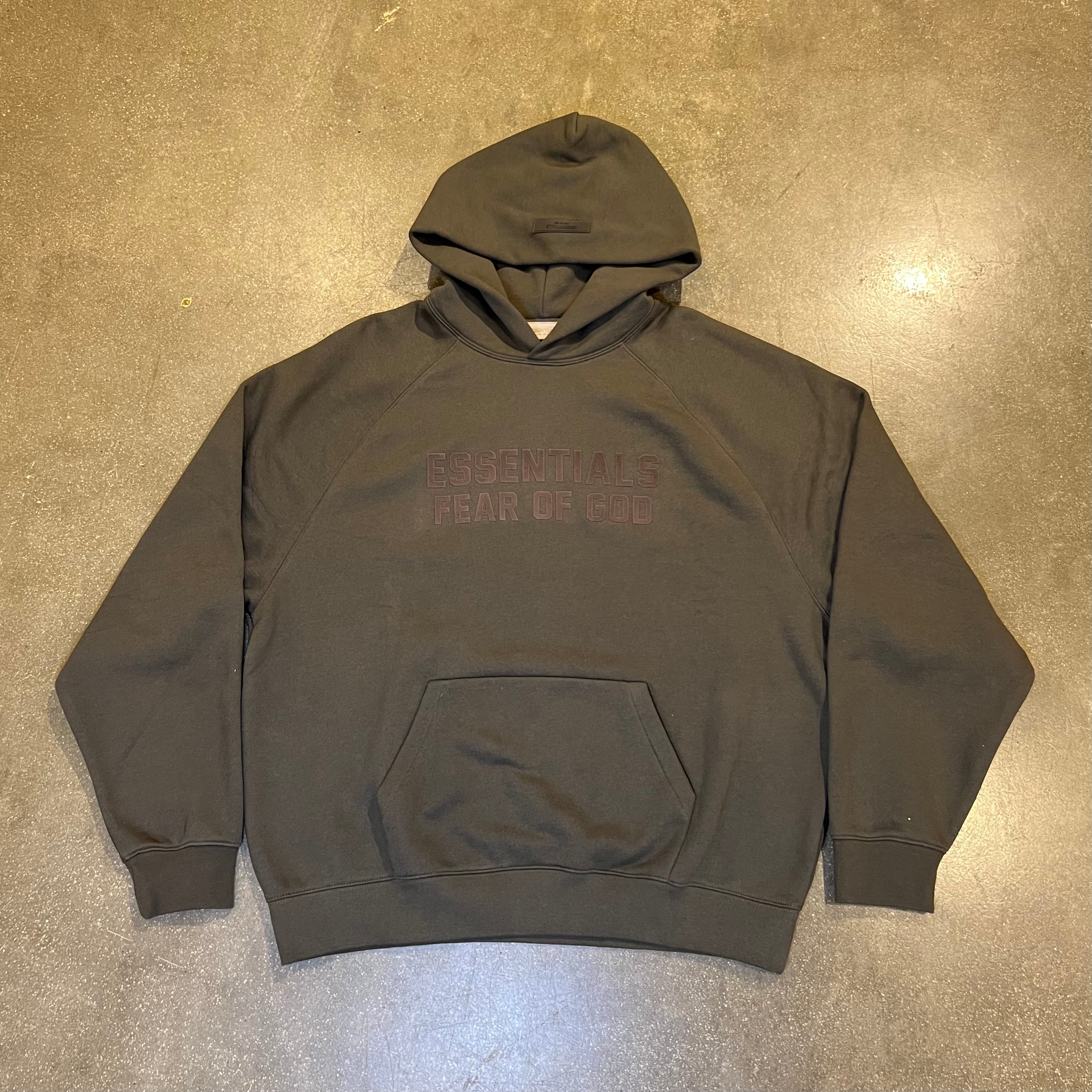 Fear of God Essentials Hoodie Off Black – FABULOUS CONSIGNMENT STORE