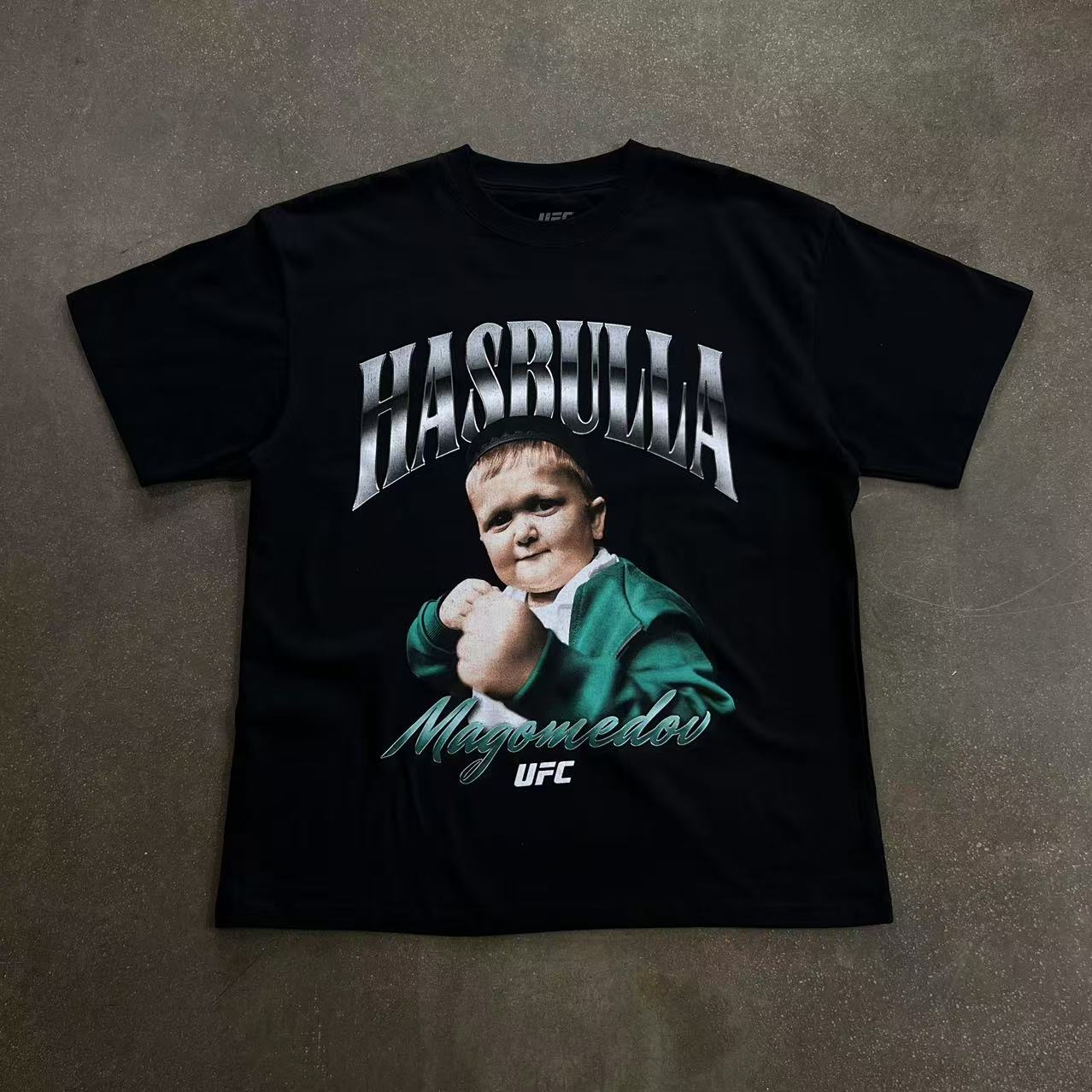 Pacsun x UFC Hasbulla Magomedov Oversized Black T-Shirt – FABULOUS ...
