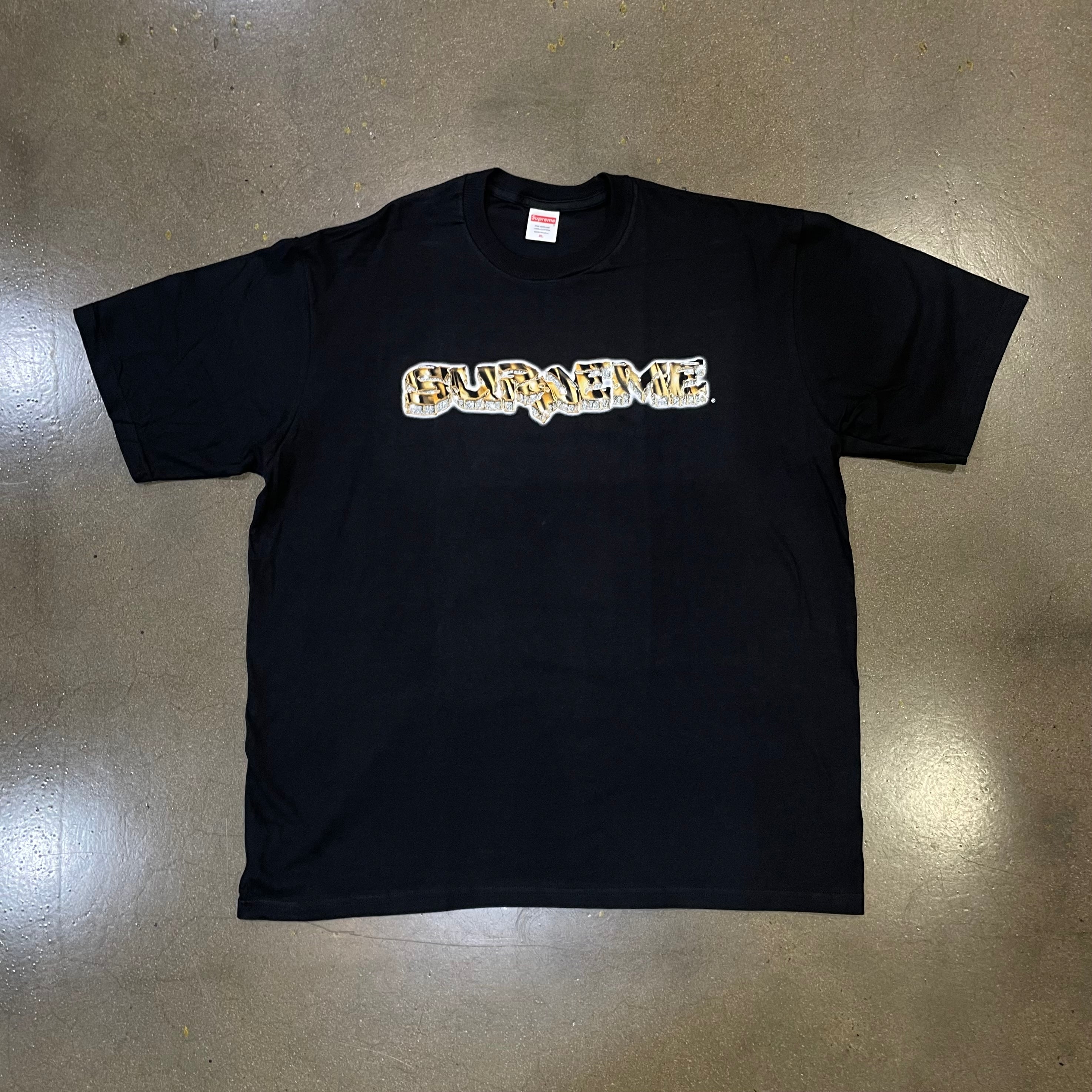 Supreme Diamond Tee Black – FABULOUS CONSIGNMENT STORE